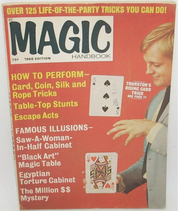 Science & Mechanics MAGIC HANDBOOK 1968 Edition Over 125 Tricks,202412 ...