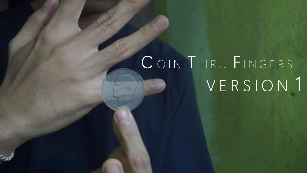 COIN THROUGH FINGERS VERSION 1 by Rogelio Mechilina,2025 new arrivals